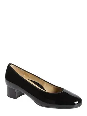 ARA Vivian Pump - Black Soft Patent Leather