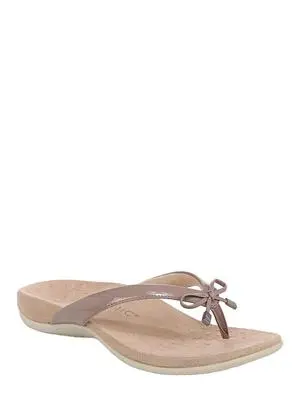 Vionic Bella Ii Flip Flop - Magnolia Dusk Patent