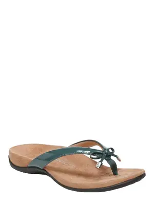Vionic Vionic Bella II Flip Flop Posy Green