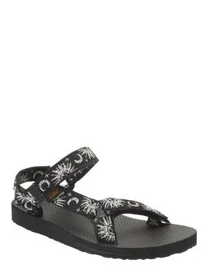 Teva Original Universal Sandal Sun And Moon Black/white