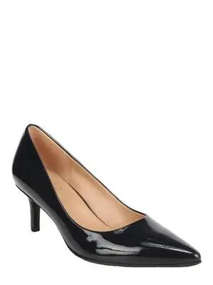 Naturalizer Everly Pumps - Navy Blue Patent Leather