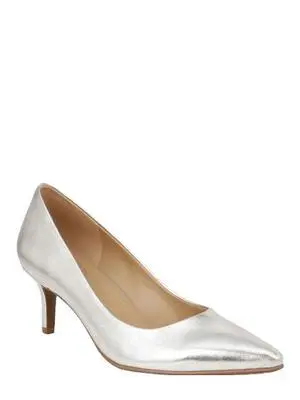 Naturalizer Everly Pumps - Silver Leather