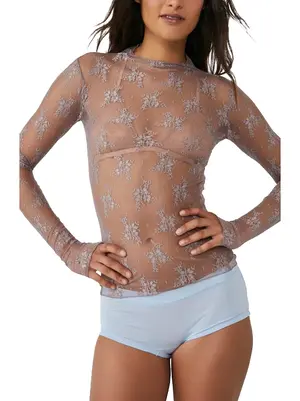 Free People Free People Lady Lux Layering Top Sugar Maple