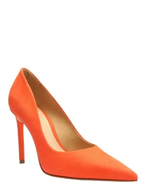 Schutz Schutz Pointed Toe Pump Flame Orange