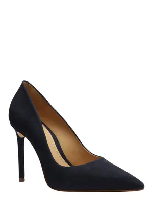 Schutz Schutz Pointed Toe Pump Navy Moon