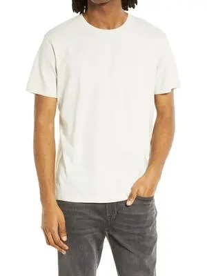 FRAME Logo Cotton T-shirt Blanc