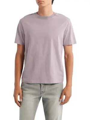 FRAME Logo Cotton T-shirt Old Lavender