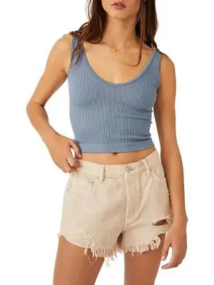Free People Free People Rib Brami Crop Tank River Spell