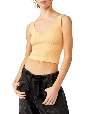 Free People Free People Rib Brami Crop Tank Sunburst