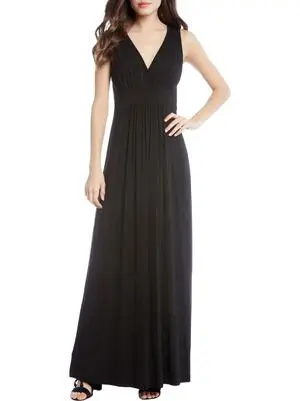 Karen Kane Jersey Knit Maxi Dress - Black