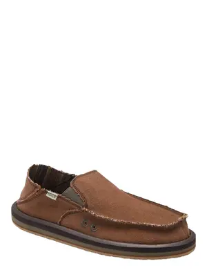 Sanuk Slip-On Sneaker Brown