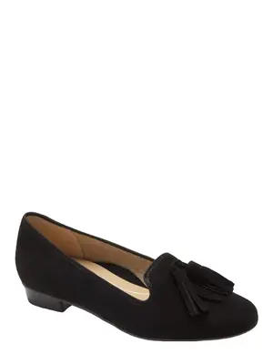 ARA Ara Belinda Ballerina Flat Black Suede