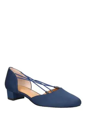 J. Reneé J. Reneé Elastic D'Orsay Pumps Navy
