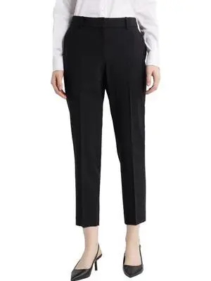 Theory Treeca Crop Trousers - Black