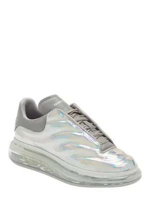 Alexander McQueen Oversized Sneaker Silver/ Grey