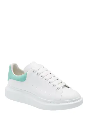 Alexander McQueen Oversized Sneaker White/ Teal