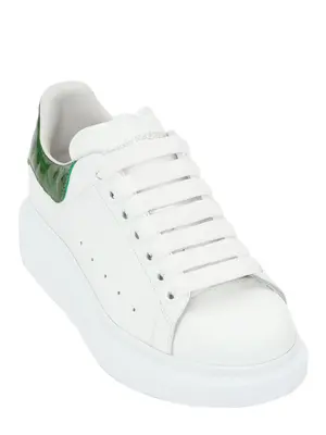 Alexander McQueen Oversized Sneaker White/chrome