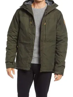Fjallraven Water Resistant Insulated Jacket Deep Forest