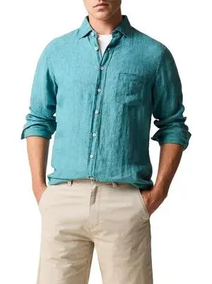 Rodd & Gunn Coromandel Button-up Linen Shirt - Savannah