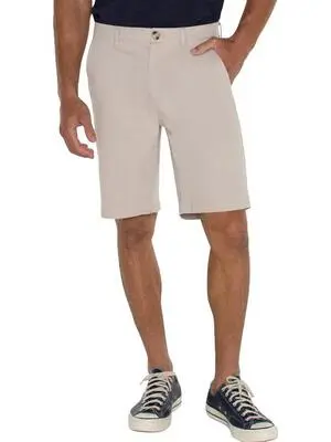 LIVERPOOL Liverpool Los Angeles Stretch Cotton Twill Shorts Cement