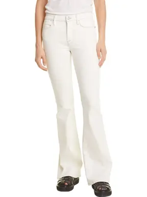 FRAME FRAME Le High Flare Jeans Chalk White