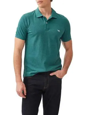 Rodd & Gunn Gunn Piqué Sports Fit Cotton Polo - Jungle