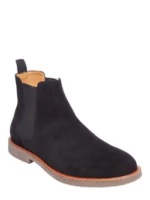 Steve Madden Highline Chelsea Boot - Black Suede