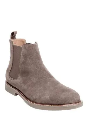 Steve Madden Highline Chelsea Boot - Taupe Suede