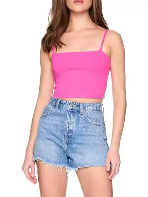Susana Monaco Crop Tank Hot Pink