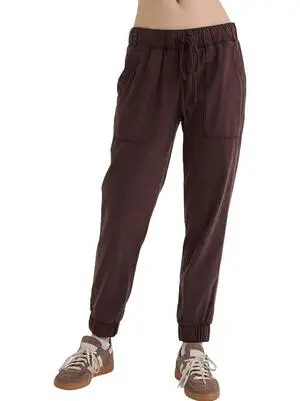 Bella Dahl Pocket Joggers - Chestnut Brown