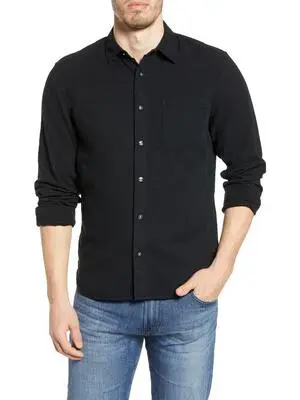 HIROSHI KATO The Ripper Organic Cotton Button-up Shirt - Black