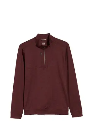 Cutter & Buck Cutter & Buck Stealth Quarter Zip Pullover Bordeaux
