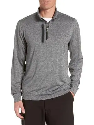 Cutter & Buck Stealth Quarter Zip Pullover - Elemental Grey