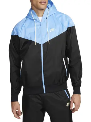 Nike Nike Sportswear Windrunner Jacket Black/ Blue/ Citron