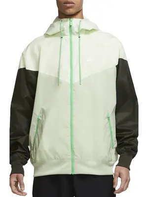 Nike Nike Sportswear Windrunner Jacket Honeydew/ Sequoia/ White