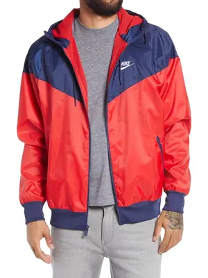 Nike Nike Sportswear Windrunner Jacket Red/ Midnight Navy/ White