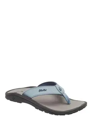 Olukai OluKai Ohana Flip Flop Sea Ice/charcoal