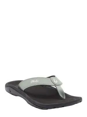 Olukai Ohana Flip Flop - Seagreen/black