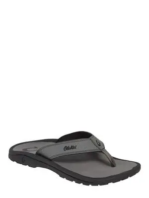 Olukai OluKai Ohana Flip Flop Stone Synthetic
