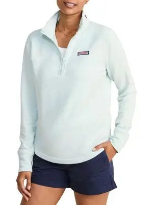 Vineyard Vines Vineyard Vines Dreamcloth Relaxed Half Zip Sweatshirt Beachcomber Blue Heather