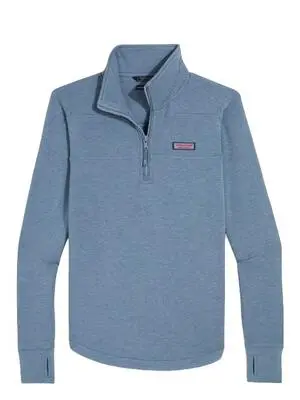 Vineyard Vines Dreamcloth Relaxed Half Zip Sweatshirt - C817 Blue