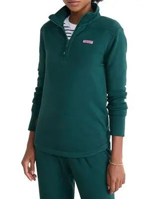 Vineyard Vines Dreamcloth Relaxed Half Zip Sweatshirt - Charle