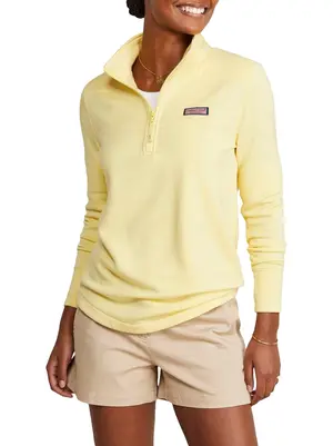 Vineyard Vines Vineyard Vines Dreamcloth Relaxed Half Zip Sweatshirt Sunnshine