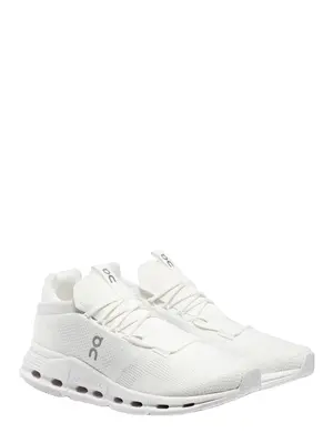 On On Cloudnova Lace-Up Sneakers Undyed-white/ White