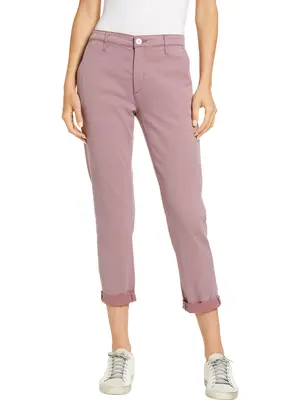 Ag AG Caden Crop Twill Trousers Lavender Sunset