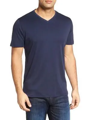 Robert Barakett Georgia Regular Fit V-neck T-shirt - Blue Night