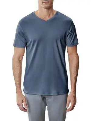 Robert Barakett Georgia Regular Fit V-neck T-shirt - Ocean Wave