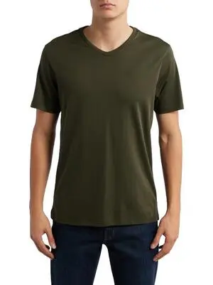 Robert Barakett Georgia Regular Fit V-neck T-shirt - Olive