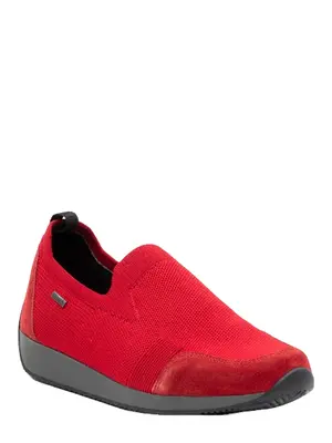 ARA Ara Lilith Knit Slip-On Sneakers Red