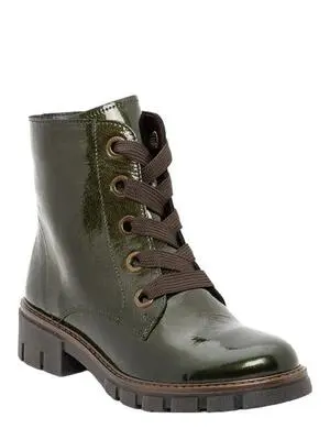 ARA Ara Debbie Lace-Up Boots Green